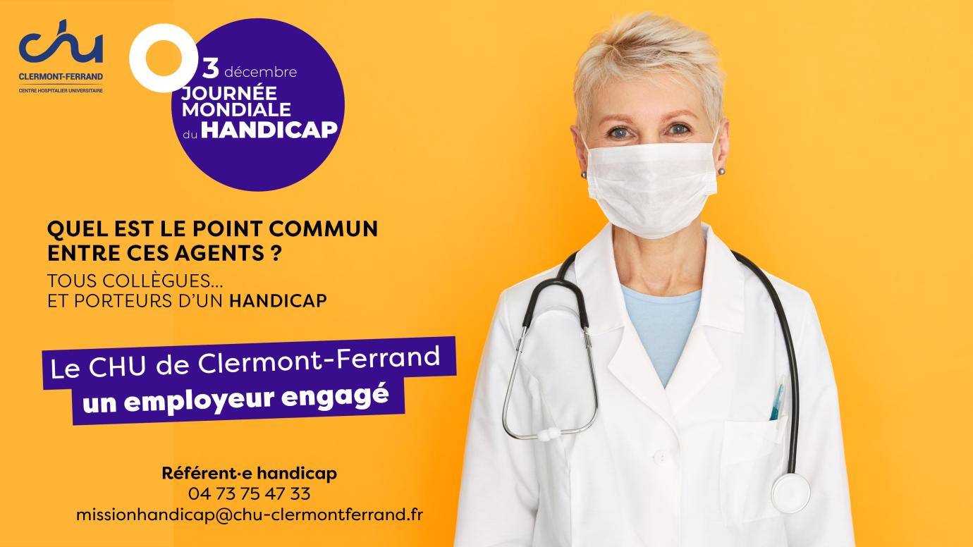 Journée mondiale du handicap | CHU clermont-ferrand